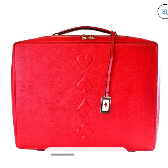 Estee Lauder | Makeup | New Estee Lauder Red Wgold Zipper And Playing ...